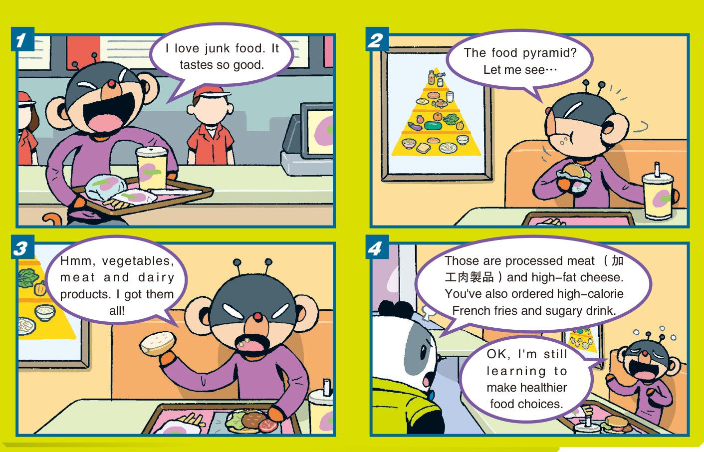 Comic : Healthy eating - 20230503 - 教育 - 每日明報 - 明報新聞網